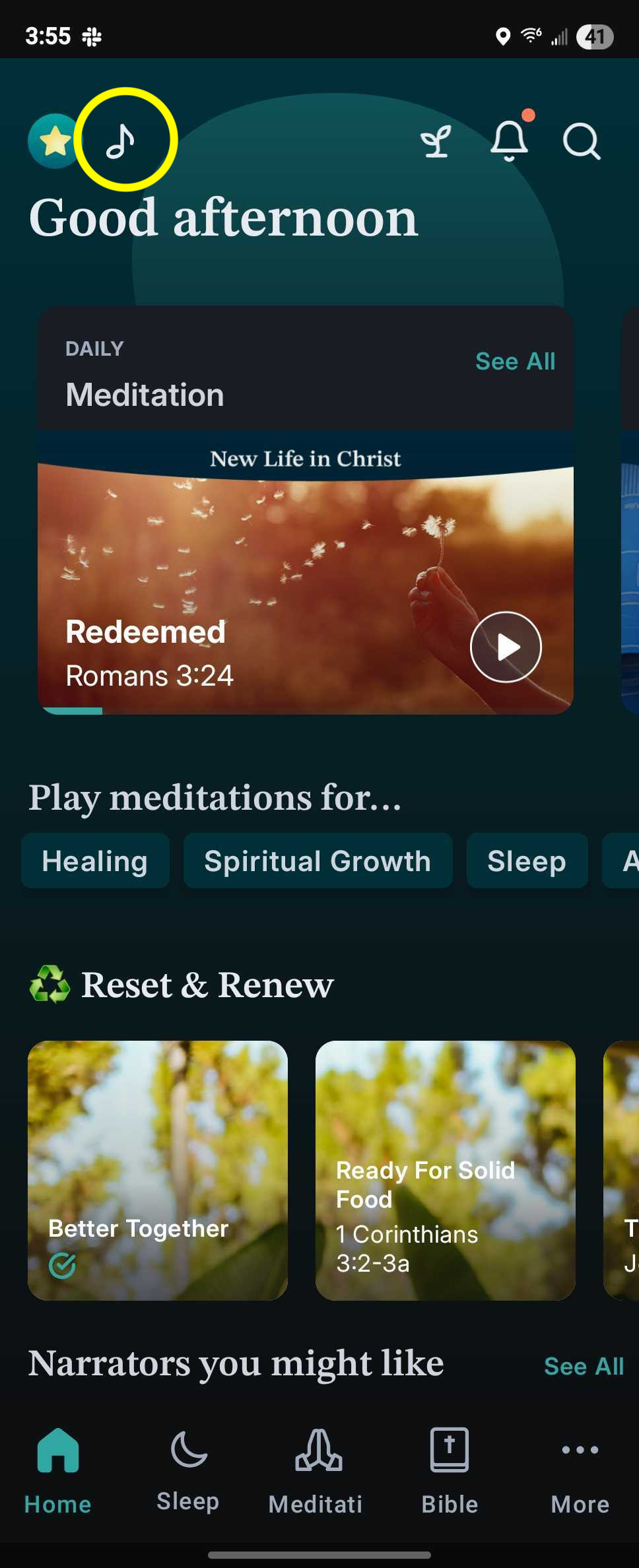 How do I change the background music? Android – Abide Help Center